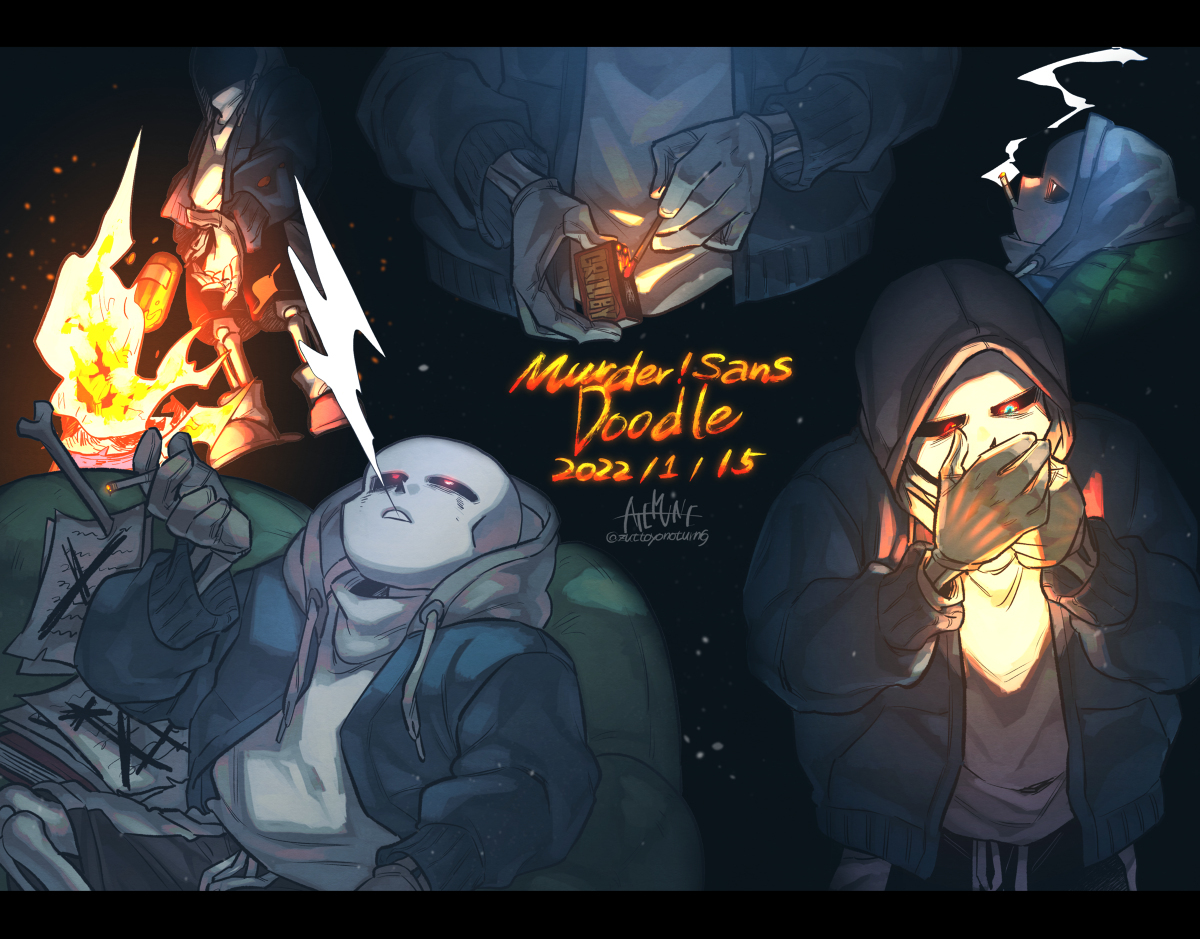 【Murder!Sans】推特总结 ⑧_UndertaleAU_Dusttale - 插画世界(pixiv)