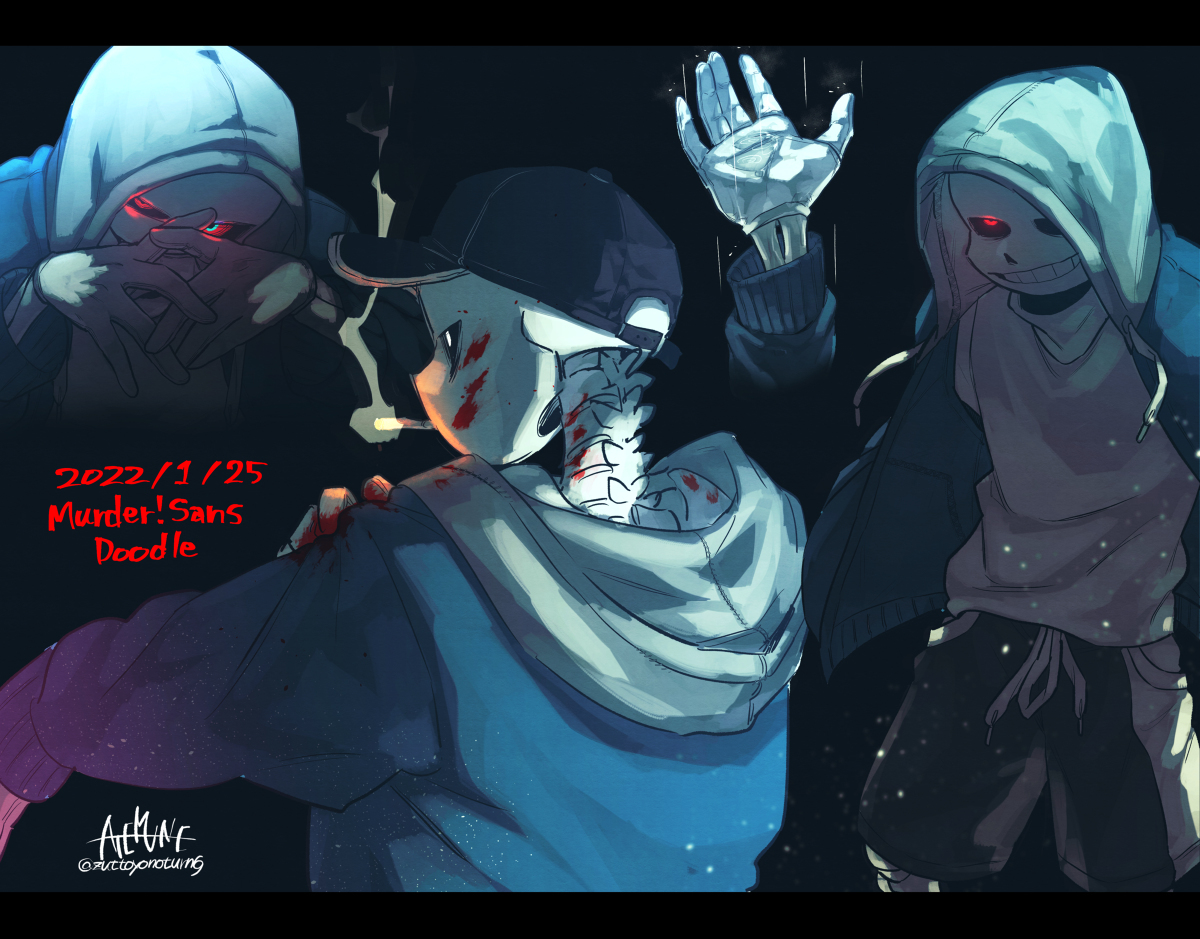 【Murder!Sans】推特总结 ⑧_UndertaleAU_Dusttale - 插画世界(pixiv)