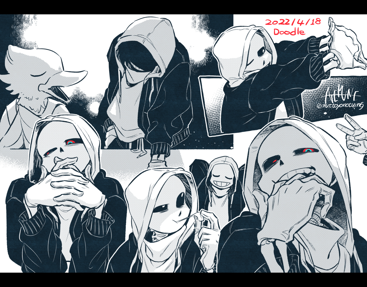 【Murder!Sans】推特总结 ⑨_UndertaleAU_Dusttale - 插画世界(pixiv)