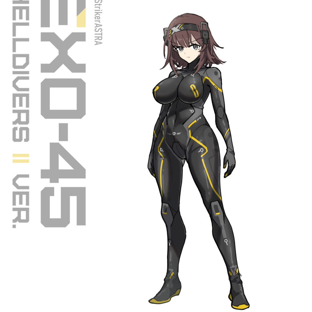 EX0-45外骨骼女性化_現代個人装具_现代个人装备 - 插画世界(pixiv)